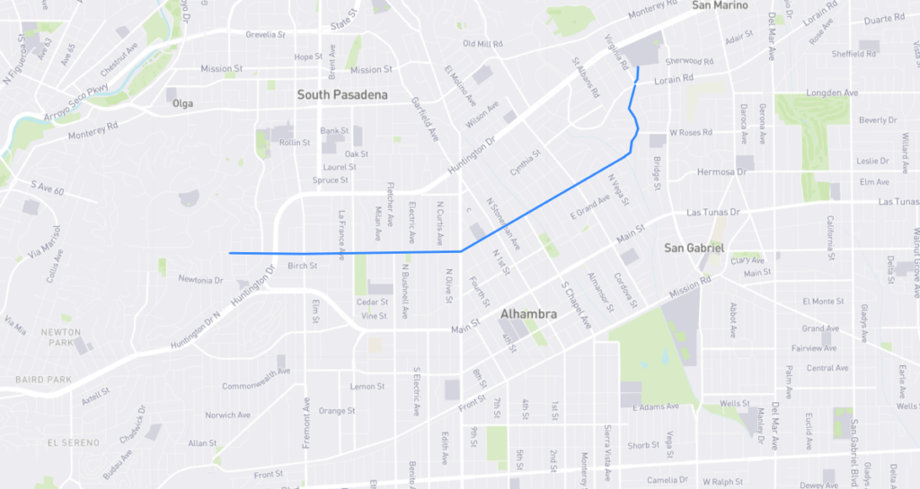 Alhambra Road – L.A. Street Names