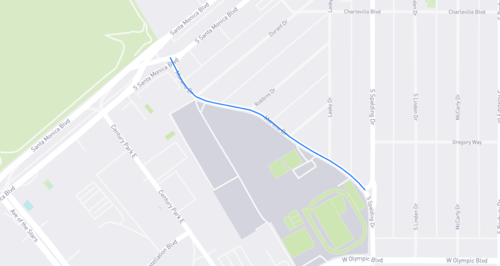 Moreno Drive – L.A. Street Names