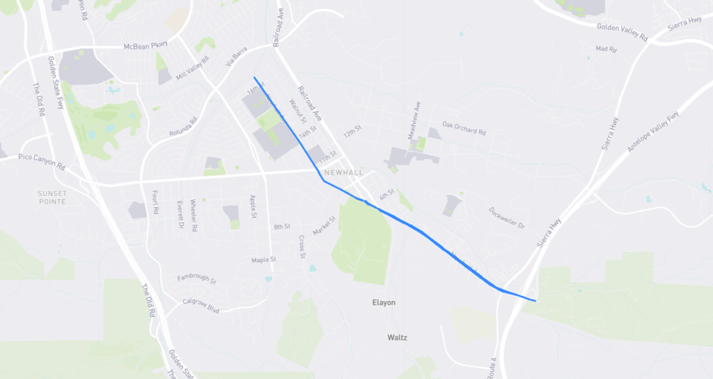 Newhall Avenue – L.A. Street Names