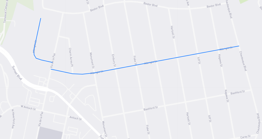 Albright Street – L.A. Street Names