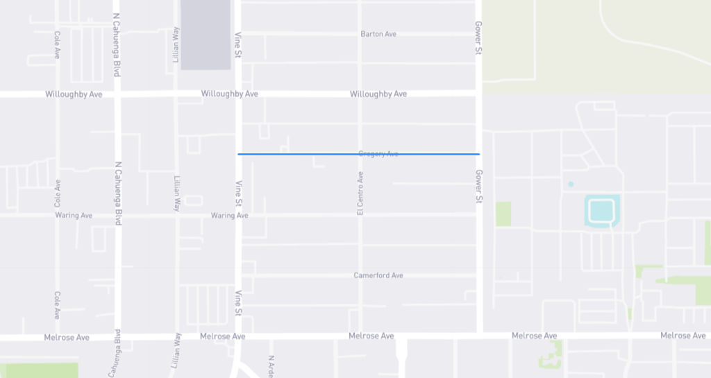 Gregory Avenue – L.A. Street Names