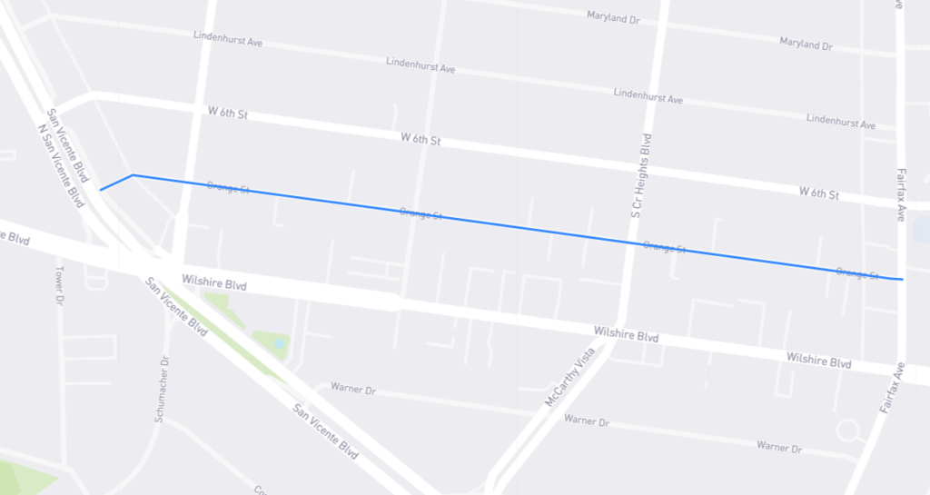 Orange Street – L.A. Street Names