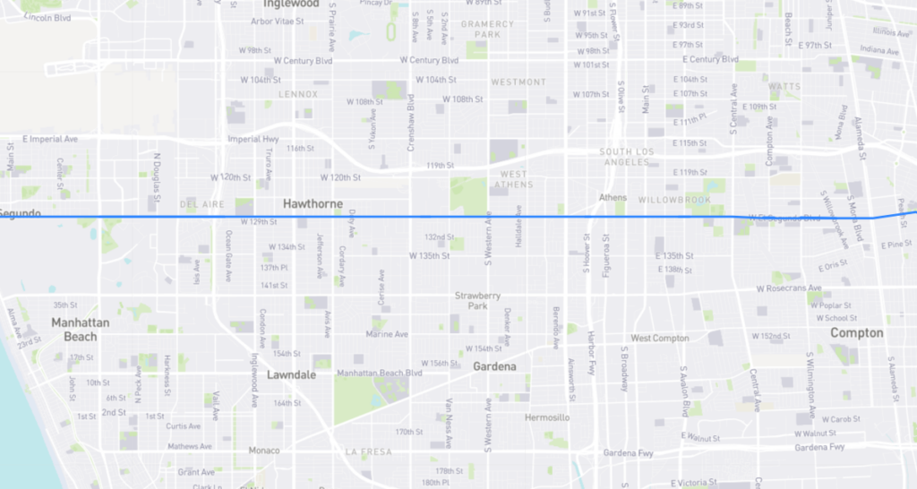 El Segundo Boulevard – L.A. Street Names