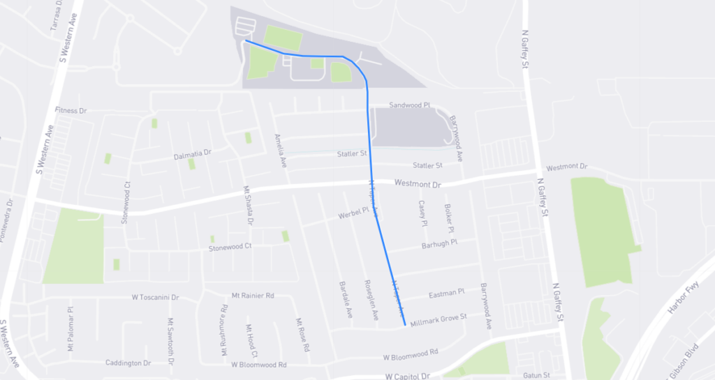 Taper Avenue – L.A. Street Names