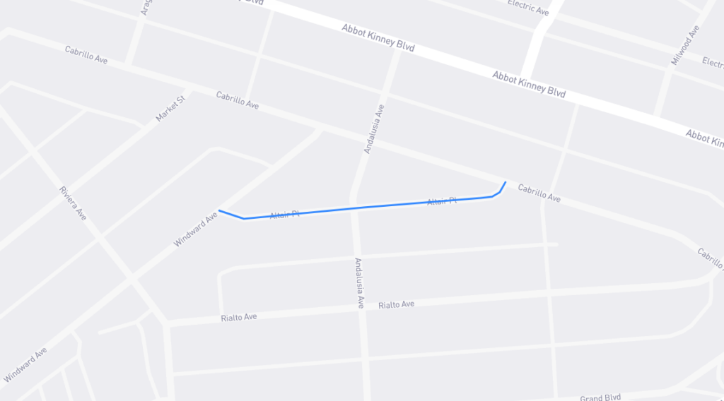 Altair Place – L.A. Street Names