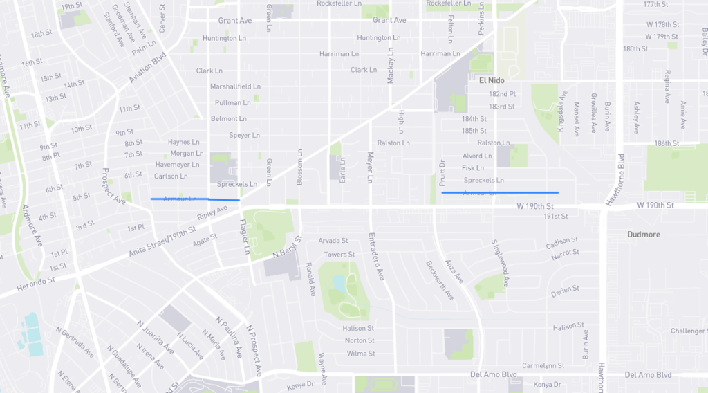 Armour Lane – L.A. Street Names